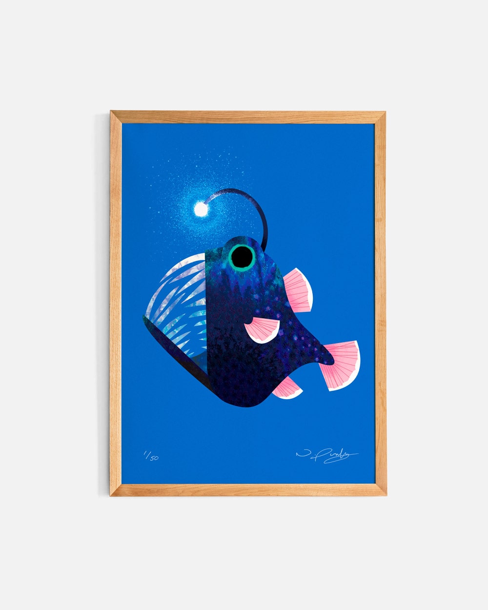 Angler Fish | A4 Art Print – Sunny Beast