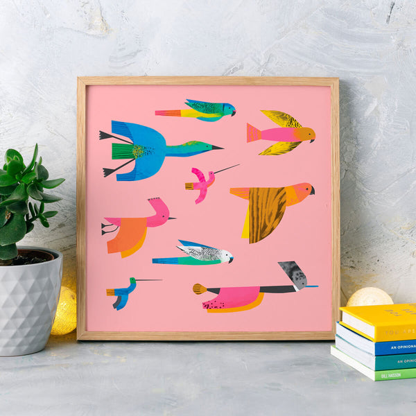 Flying Birds | Art Print – Sunny Beast