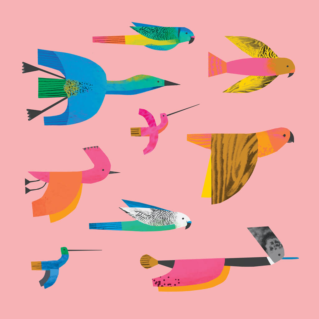 Flying Birds | Art Print – Sunny Beast