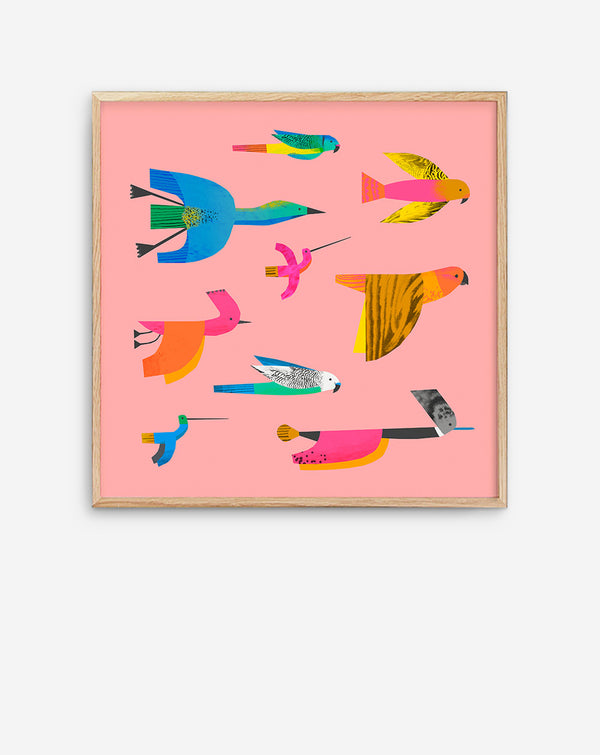 Flying Birds | Art Print – Sunny Beast